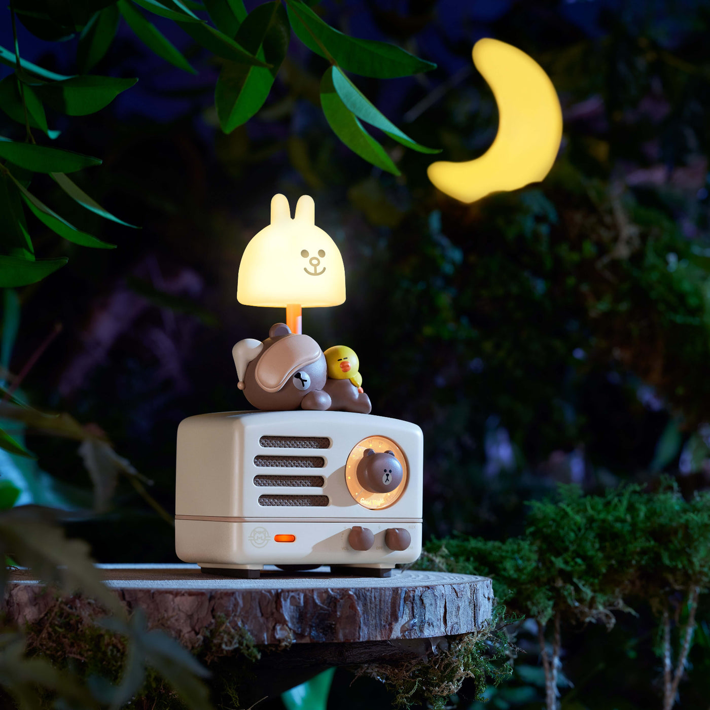 Sleep in Style with the MUZEN OTR Metal LINE FRIENDS Portable FM Radio ...
