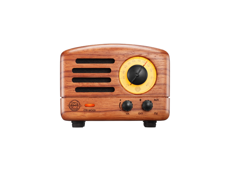 Vintage Looking OTR Wood Portable Radio Bluetooth Speaker | Muzen Audio