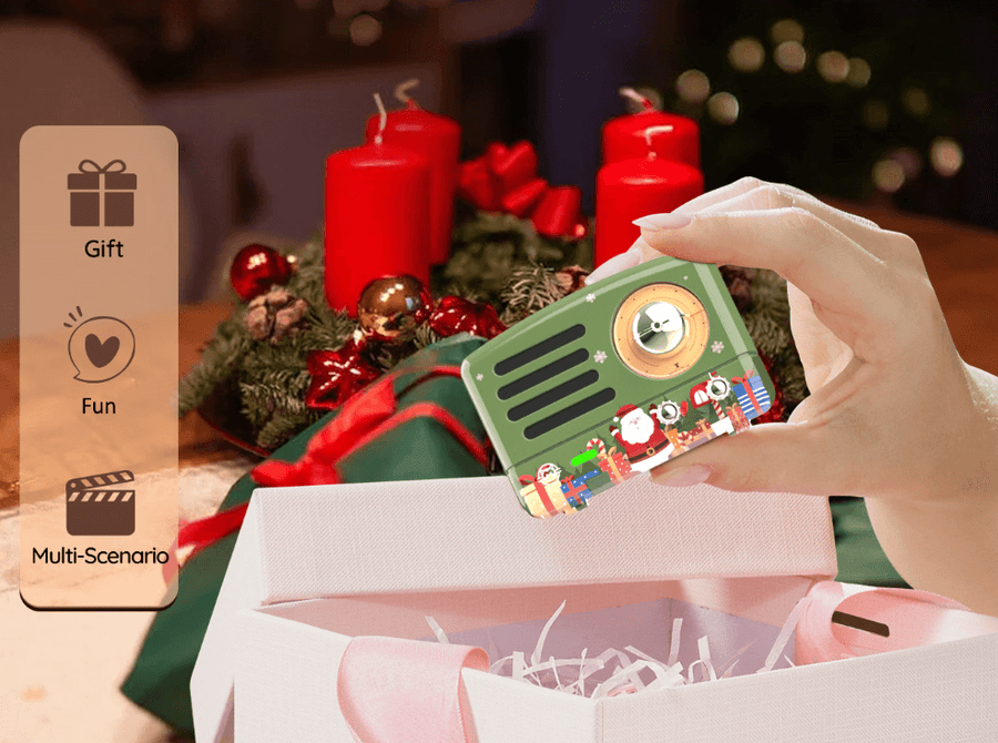 OTR Sticker Micro Magnet Fridge Bluetooth Speaker | Muzen Audio