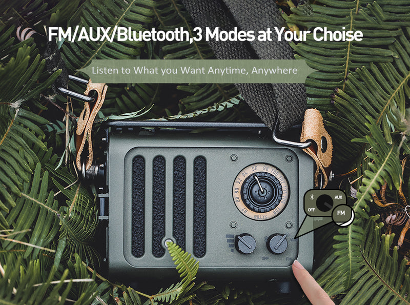 Wild Jeep Outdoor Personalized Portable FM Radio Bluetooth Speaker ...