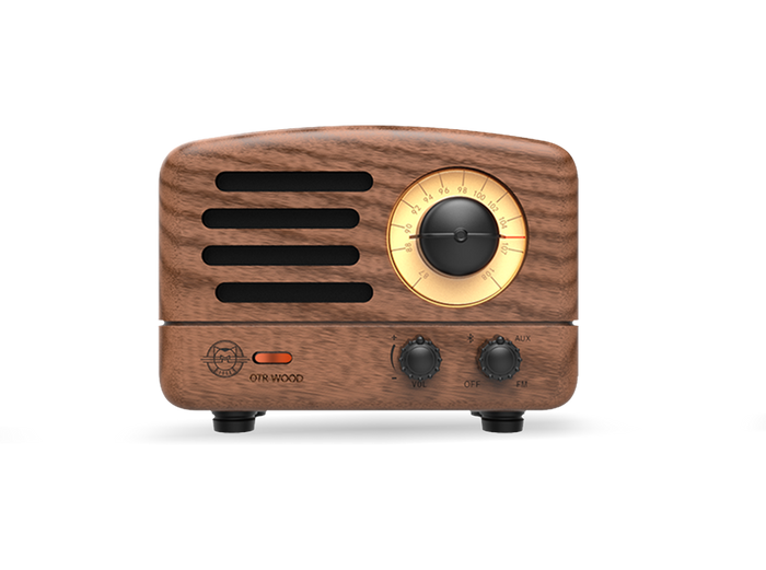 Vintage Looking OTR Wood Portable Radio Bluetooth Speaker | Muzen Audio