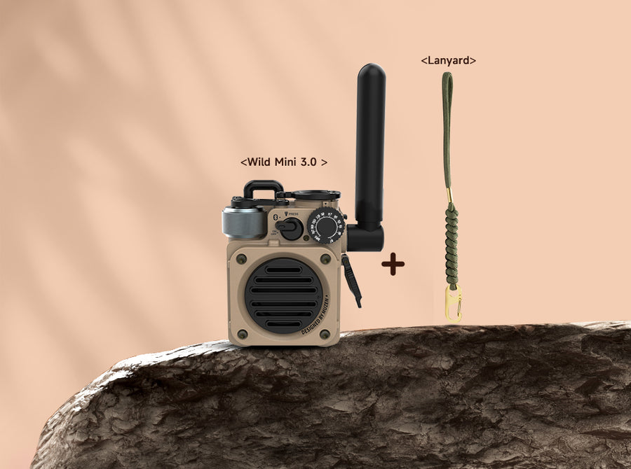 MUZEN Wild Mini 3.0 Outdoor Portable Bluetooth Speaker | Muzen Audio